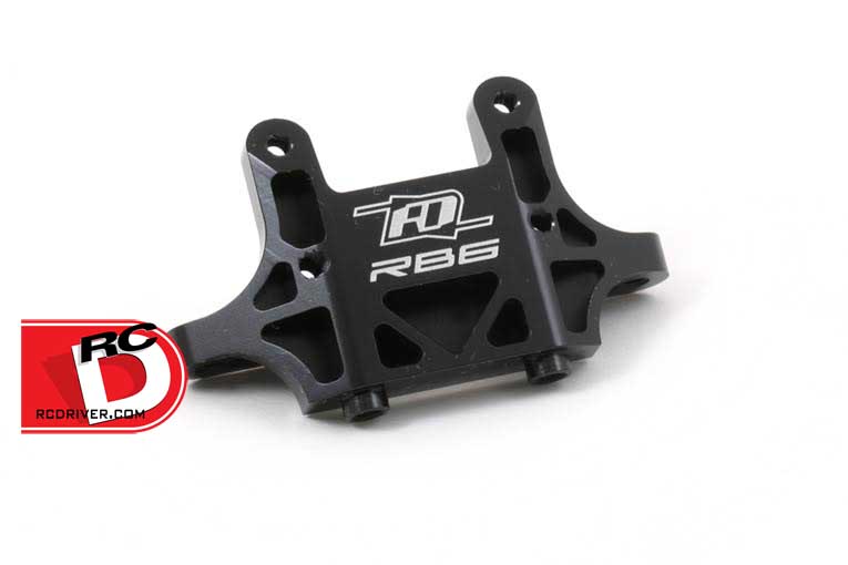 RB6 Rear Mid Motor Aluminum Bulkhead from RDRP