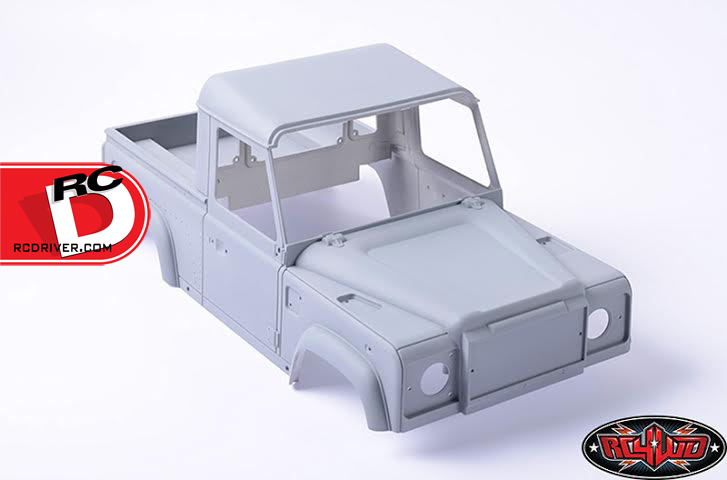 Land Rover Defender D90 Pick Up Truck Hard Plastic Body Kit from RC4wd