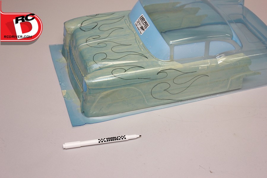 Classic Flame Graphics with Duratrax Paint - RC Driver