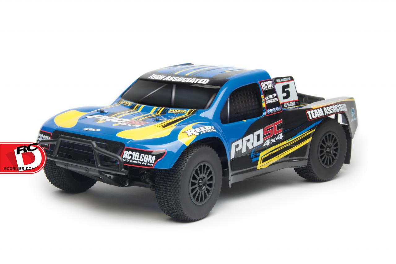 2 New Versions of the ProSC 4x4 Ready-To-Run from Team Associated