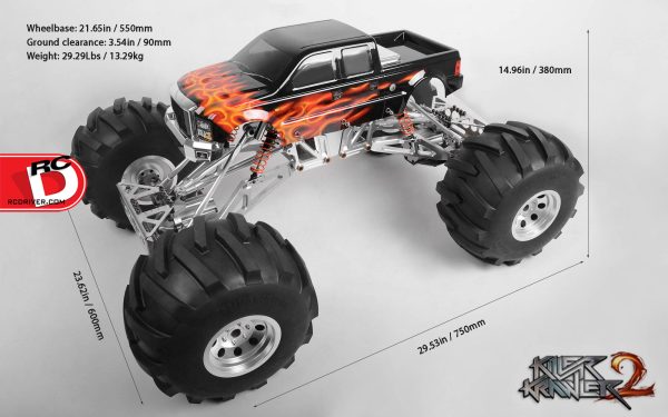 Go BIG with the RC4wd Killer Krawler 2