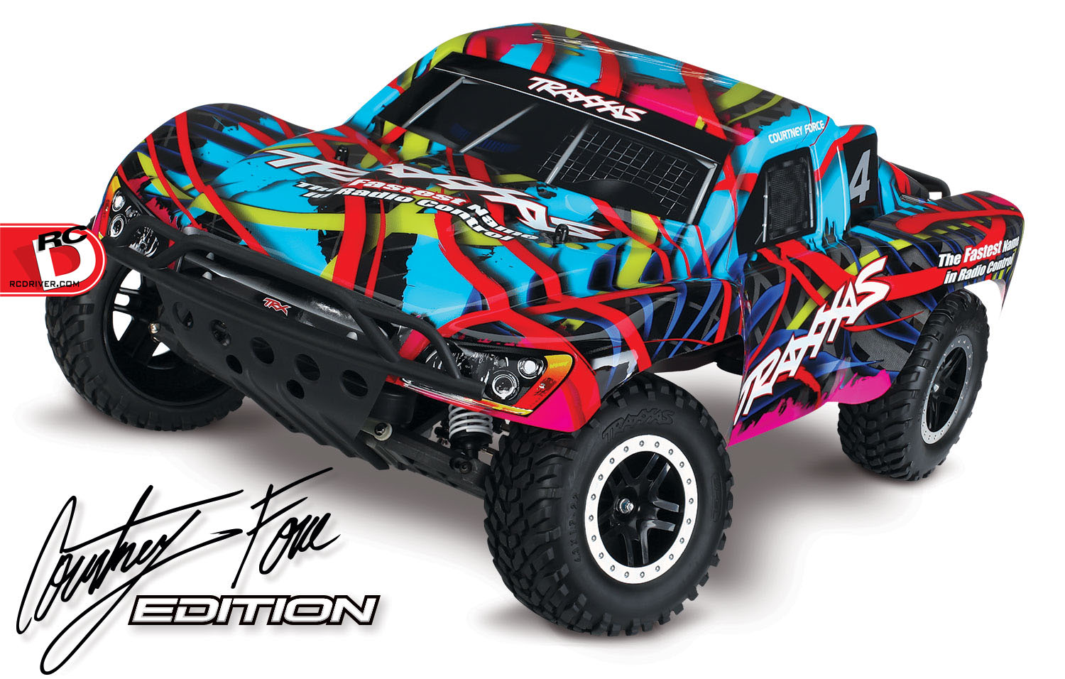 Pink and Courtney Force Editions of the Slash, Stampede, Bandit and Rustler