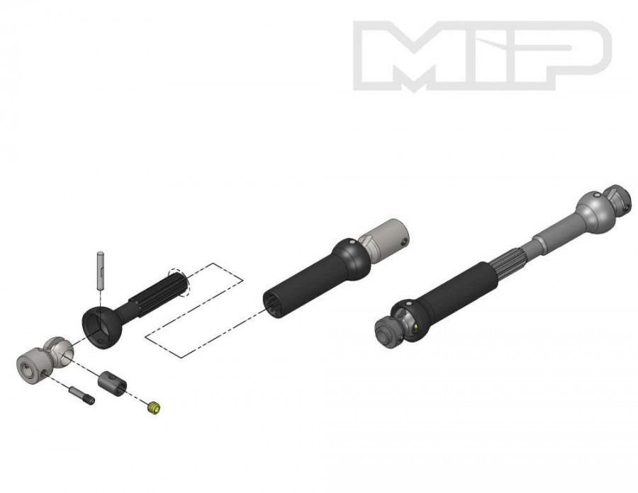 MIP - X-Duty CVD Spline Drive Kits for Axial Vehicles - RC Driver