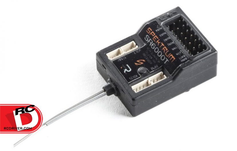 SR6000T 6-Channel DSMR Slim Receiver with Telemetry from Spektrum