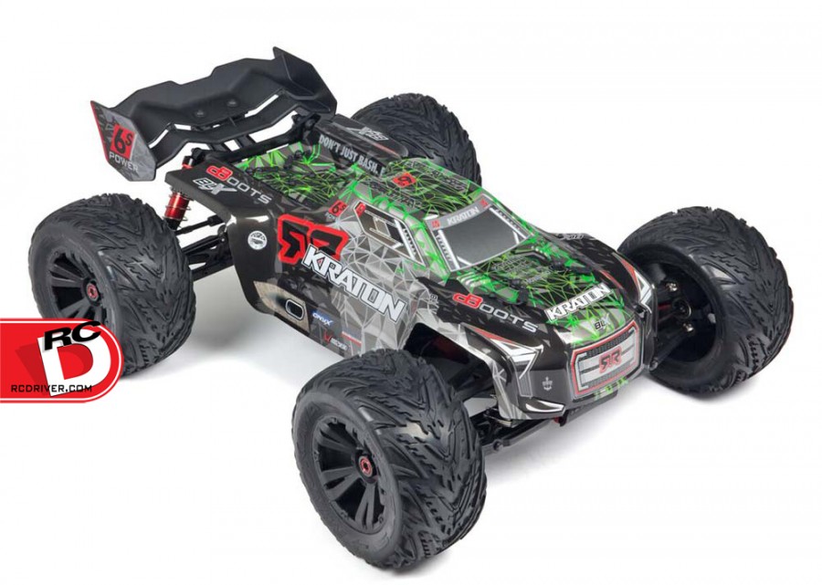 Updated Kraton 6S BLX Brushless 4WD Monster Truggy from Arrma