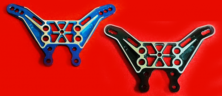 VRP machines new "Tall" B6 Aluminum Rear Towers - RC Driver