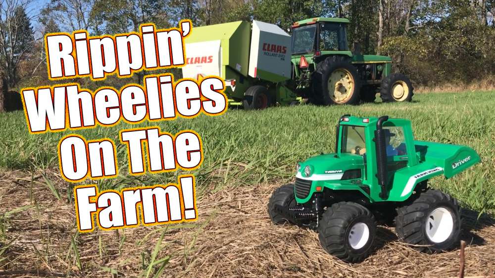 Wheelie Fun! - Tamiya Farm King WR-02G RC Tractor - RC Driver