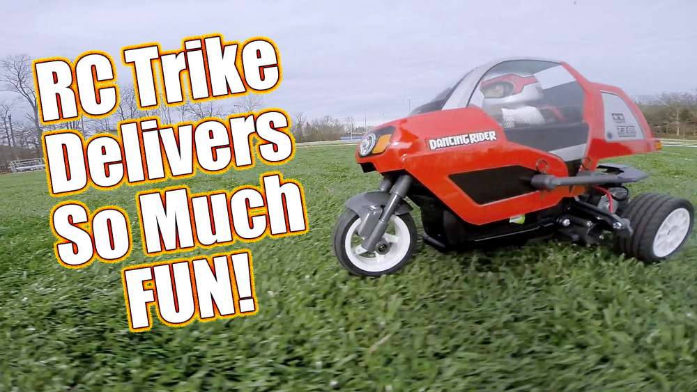 Tamiya Dancing Rider Trike Electric Kit - Pt 3 Running Video - RC Driver