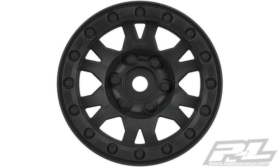 Impulse 1.9" Black Plastic Internal Bead-Loc Wheel by Pro-Line - RC Driver