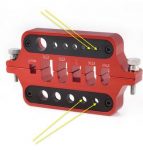 TheToyz.com Red Aluminum RC soldering Jig - RC Driver