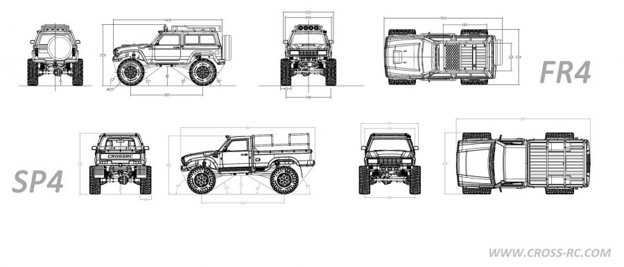 New Cross RC FR4 and SP4 Scale Models - RC Driver