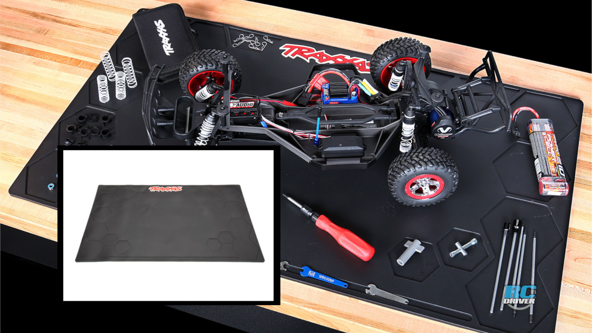 All-new heavy-duty Traxxas Rubber Pit Mat - RC Driver