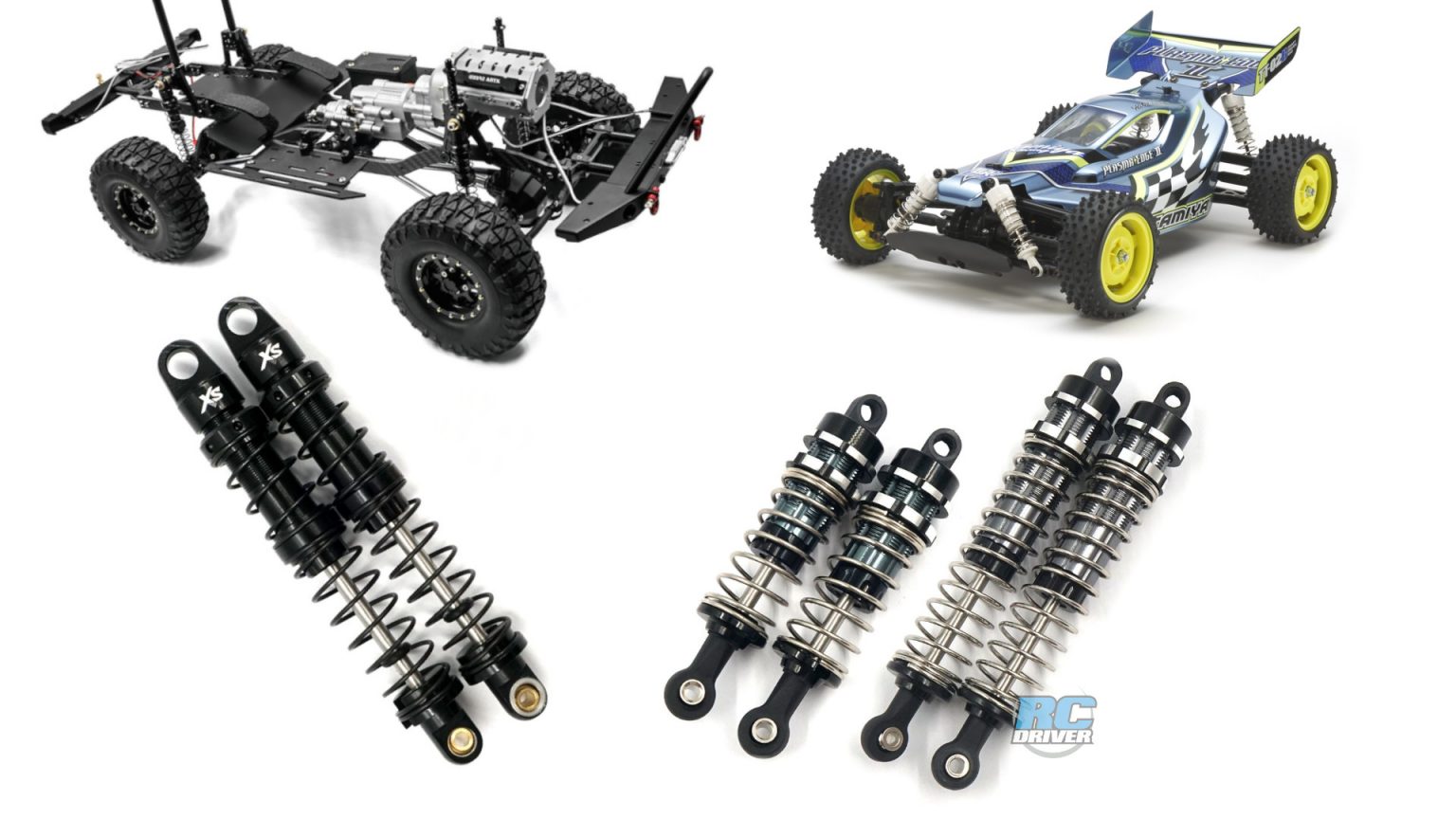 Xtra Speed Aluminum Shocks for crawler and buggies - RC Driver