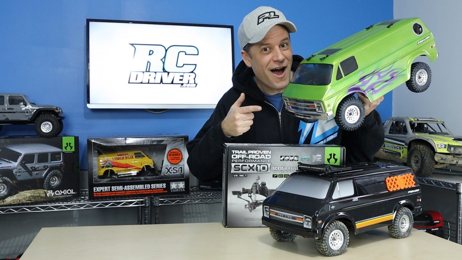 Pro-Line Racing Rock Van Scale RC Rock Crawler Body Giveaway Truck ...