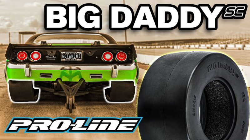 Pro-Line Big Daddy Wide Drag Slick SC Drag Racing Tires - RC Driver