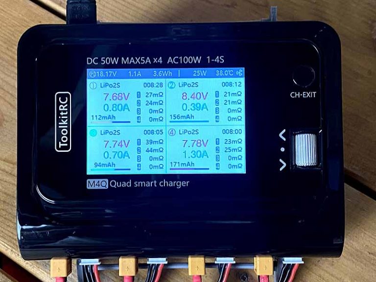 Power Up with the M4Q Quad Smart Charger by ToolKitRC - RC Driver