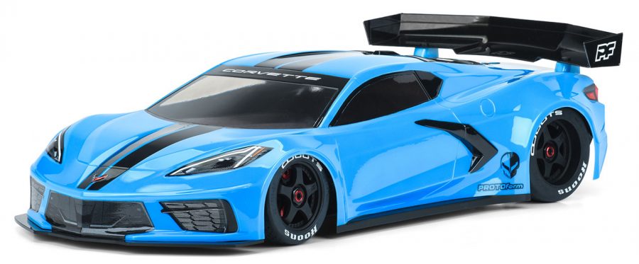 PROTOform 1/7-scale Chevrolet Corvette C8 Clear Body - RC Driver