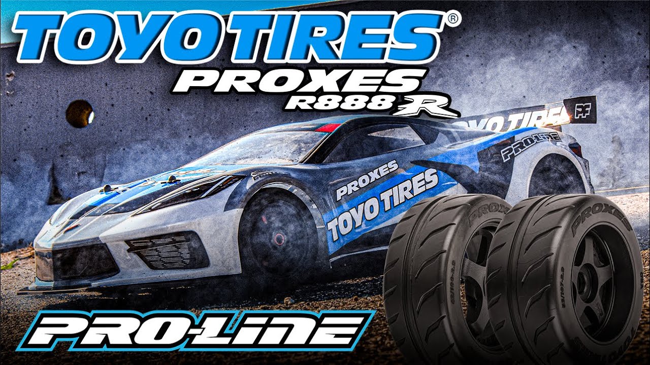Pro-Line Toyo Tires Proxes R888R BELTED Tires for ARRMA Street Bashers ...