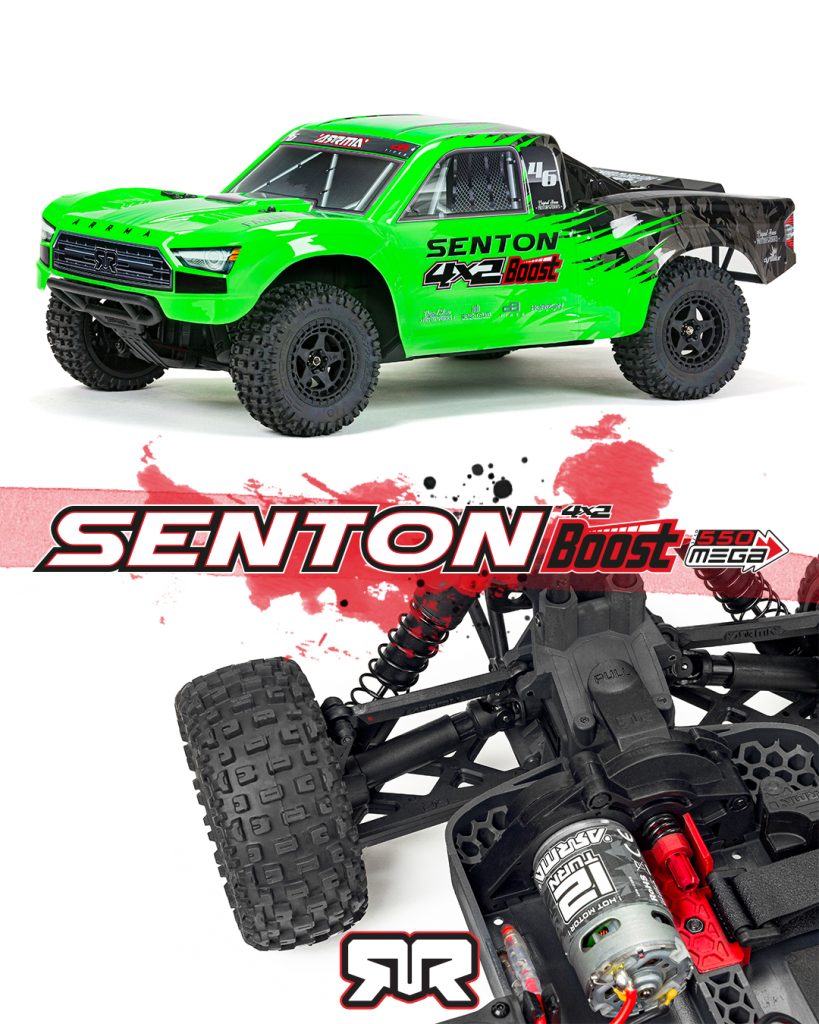 Arrma 4X2 Boost 550 MEGA Brushed 2WD Vehicles - RC Driver