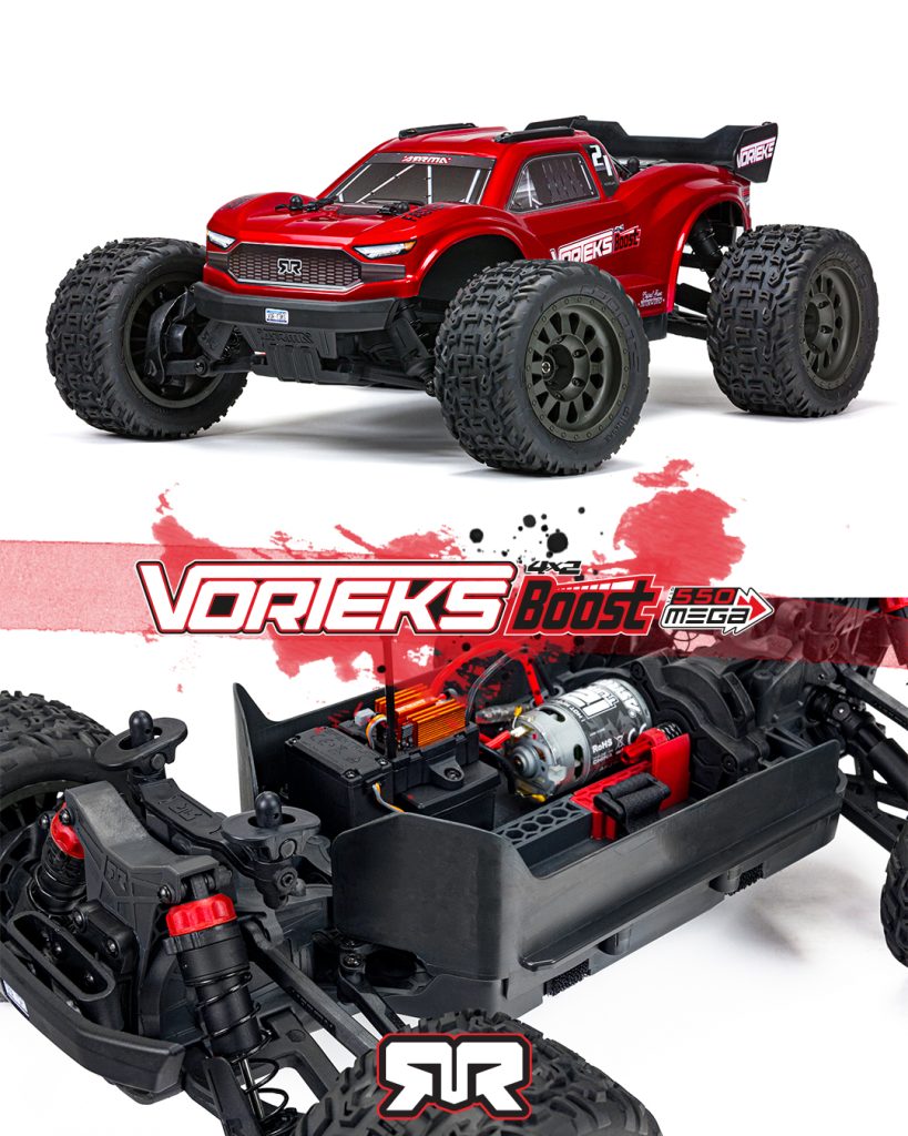 Arrma 4X2 Boost 550 MEGA Brushed 2WD Vehicles - RC Driver