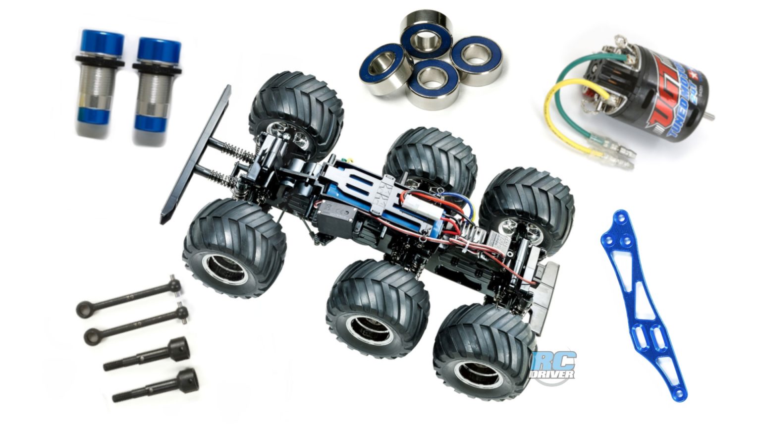 Guaranteed performance gain for Tamiya 6x6 trucks - RC Driver