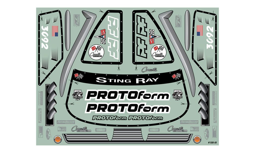 PROTOform '63 Chevy Corvette Stingray Pro-Mod Body - RC Driver