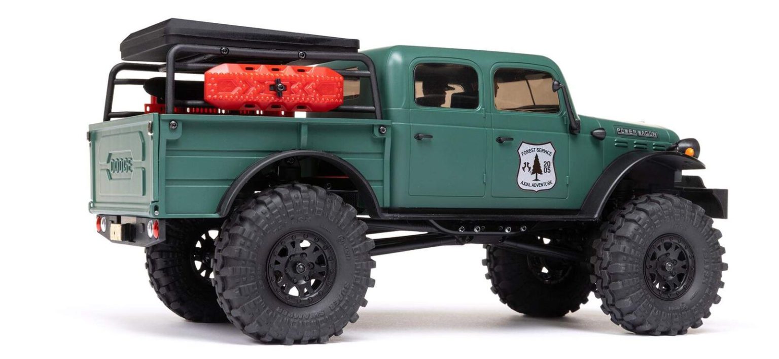 Axial SCX24 Dodge Power Wagon & Flat Bed Trailer - RC Driver
