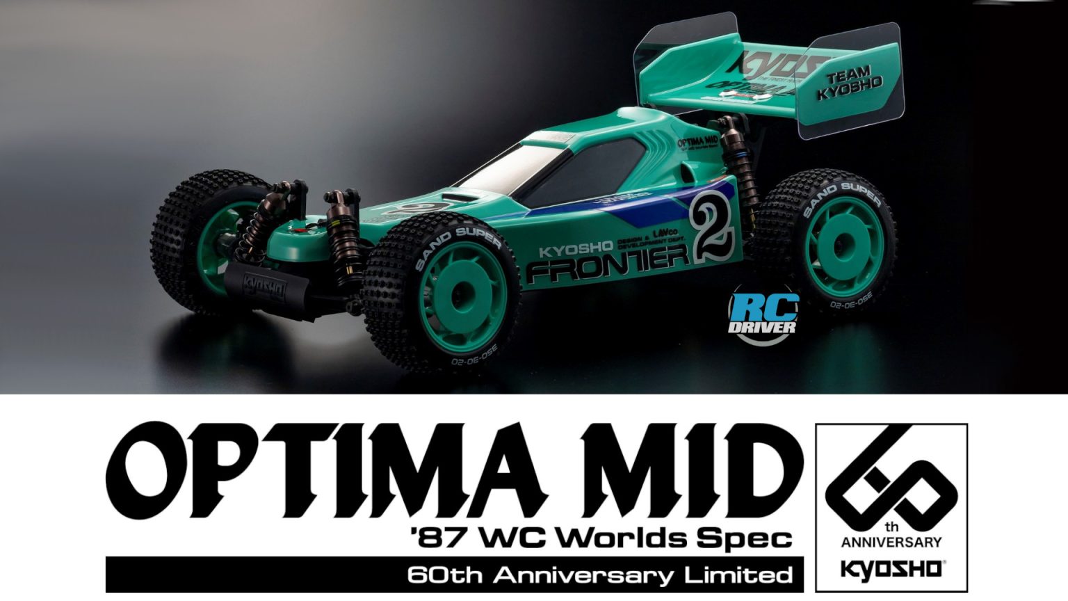 Kyosho Optima Mid '87 WC Worlds Spec 60th Anniversary - RC Driver