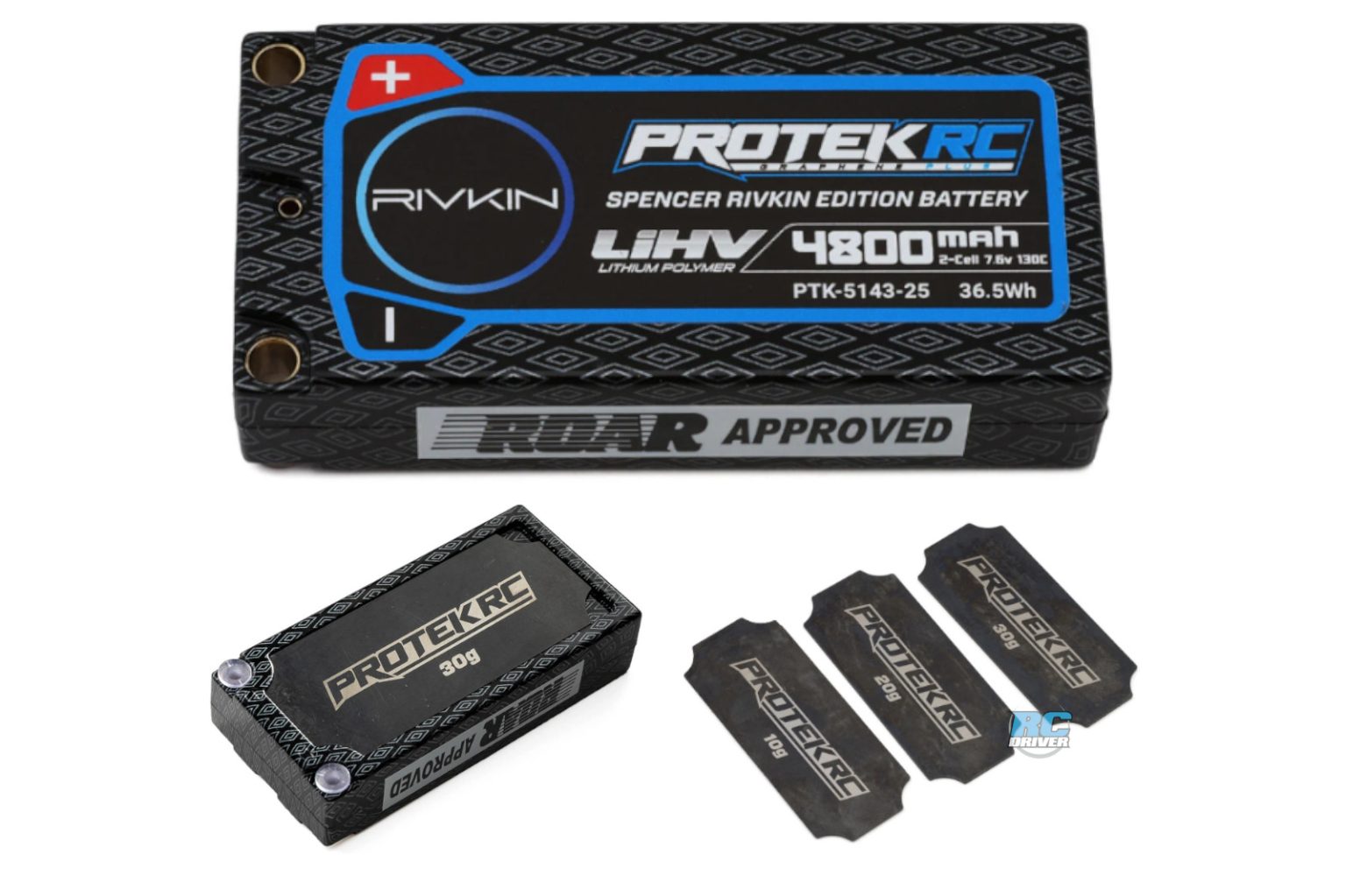 ProTek RC Spencer Rivkin Edition Battery With Weight System - RC Driver