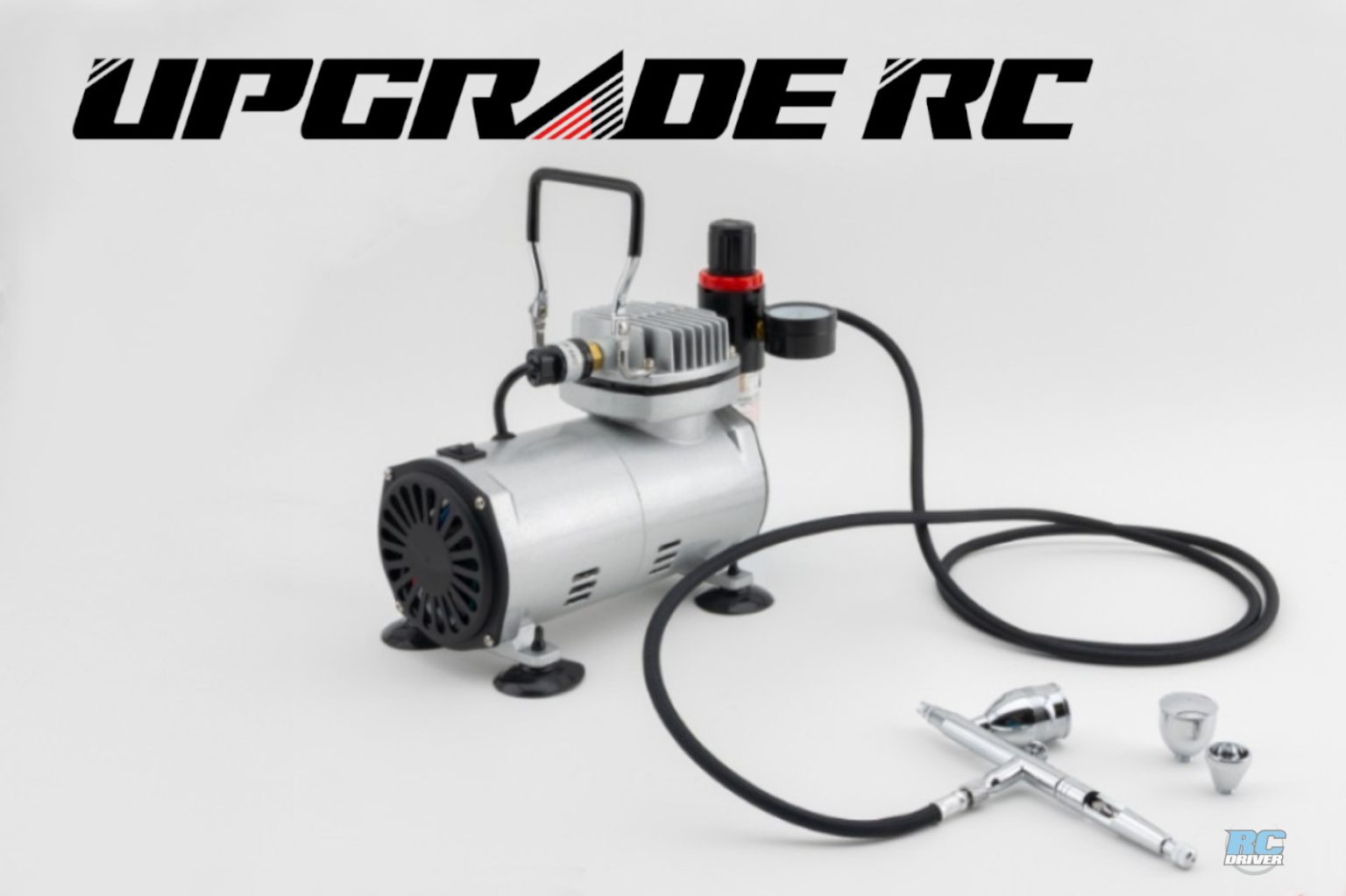 UpGrade RC Dual Action Airbrush And Mini Air Compressor - RC Driver
