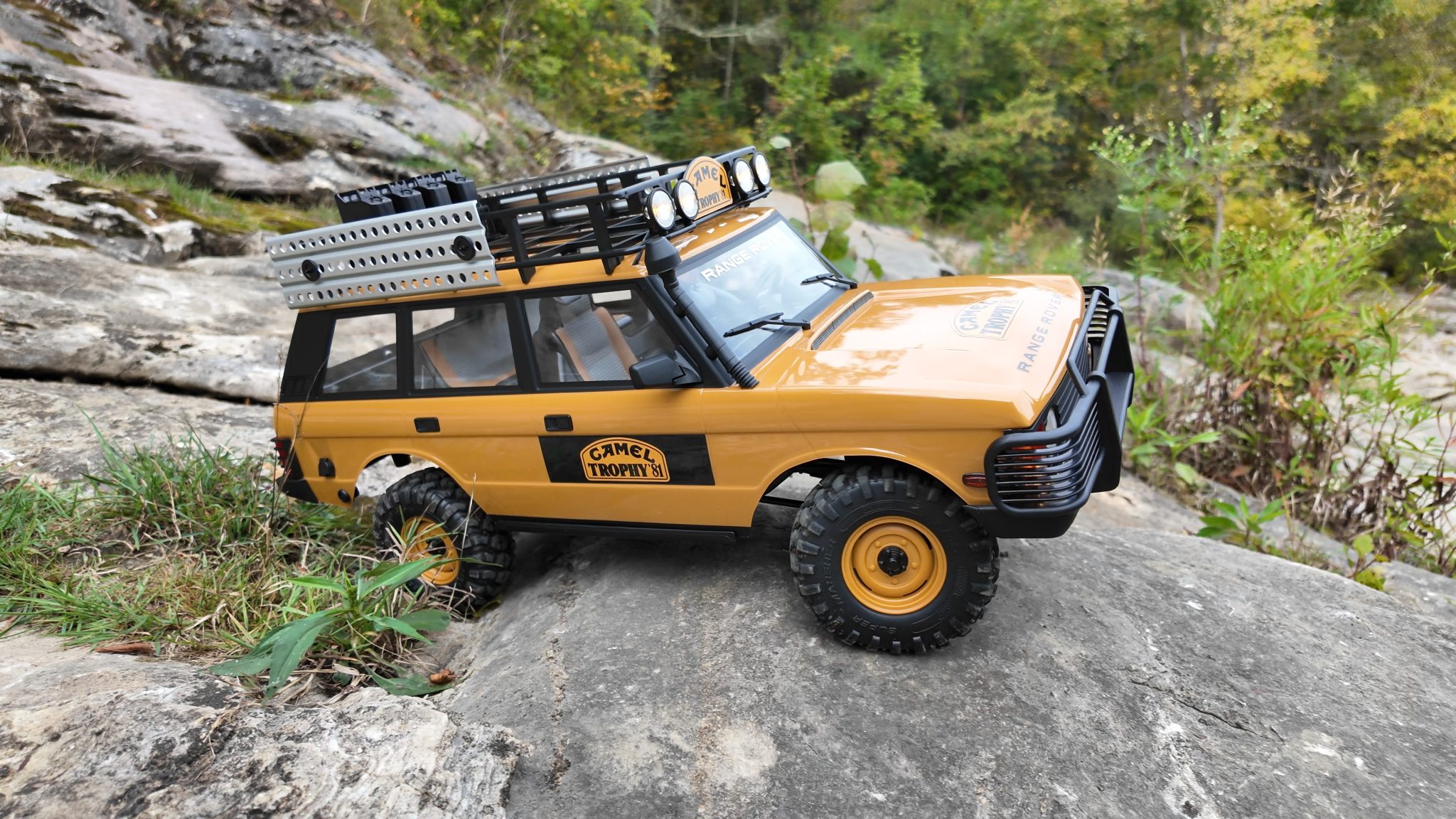 FMS FCX10 Range Rover Camel Trophy RC Rock Crawler - RC Driver